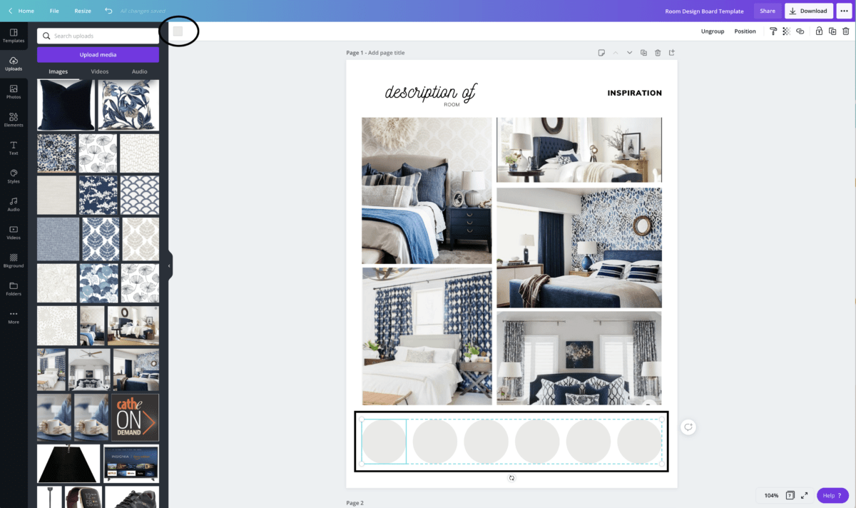 How To Make Design Boards on Canva (with Video & FREE Templates!) - The ...