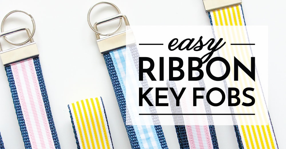 Easy DIY Ribbon Key Fobs | A Simple 10-Minute Project!