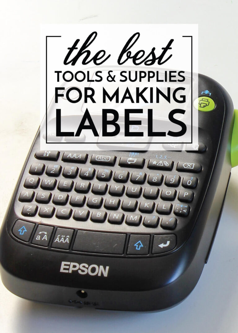 My Favorite Tools & Supplies for Making (Gorgeous) Labels