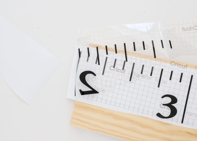 DIY Wall Ruler (with Smart Vinyl & Cricut Maker 3) - The Homes I Have Made