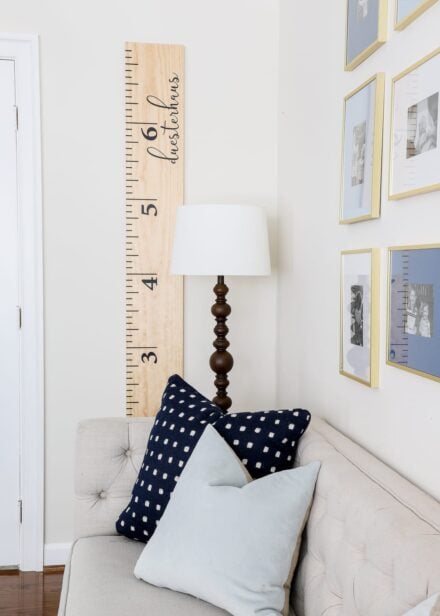 DIY Wall Ruler (with Smart Vinyl & Cricut Maker 3) - The Homes I Have Made