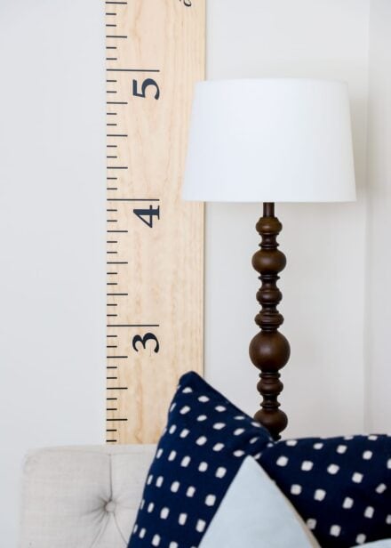 DIY Wall Ruler (with Smart Vinyl & Cricut Maker 3) - The Homes I Have Made