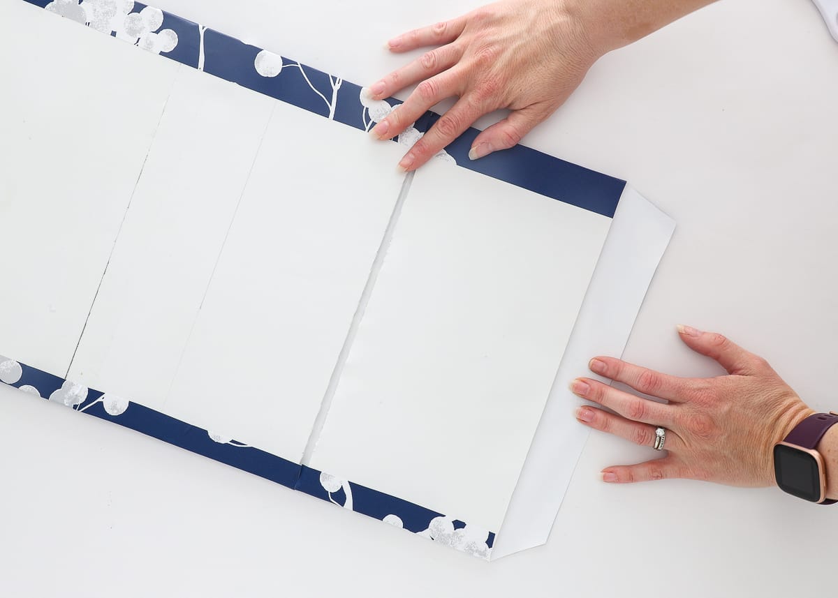 How to Make a Window Valance with Foam Board & Wallpaper