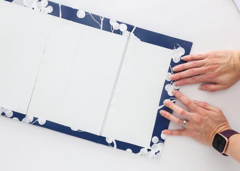 How to Make a Window Valance with Foam Board & Wallpaper