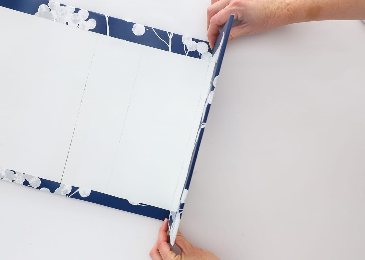 How to Make a Window Valance with Foam Board & Wallpaper