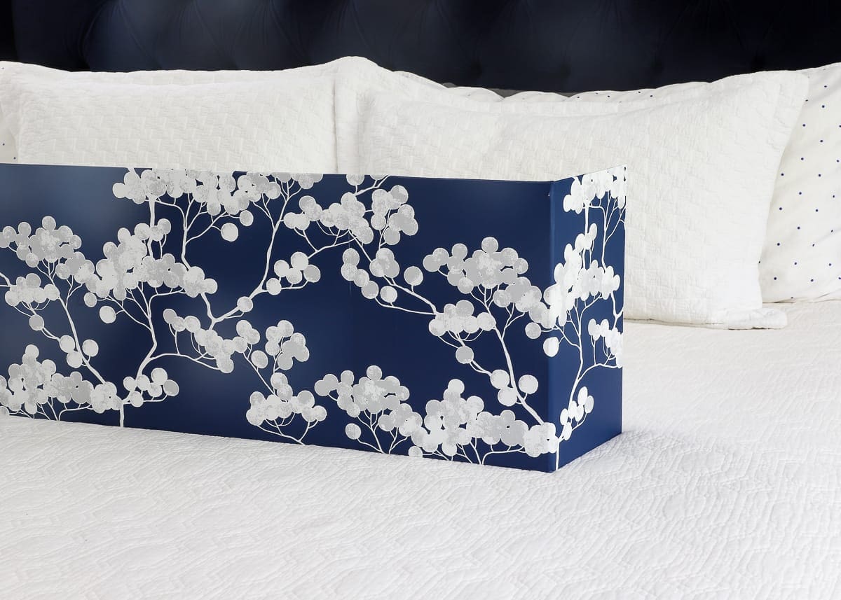 How to Make a Window Valance with Foam Board & Wallpaper