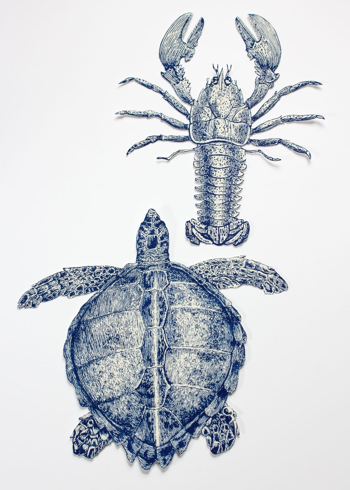 DIY Sea Life Pop Art (Made From Fabric) - The Homes I Have Made