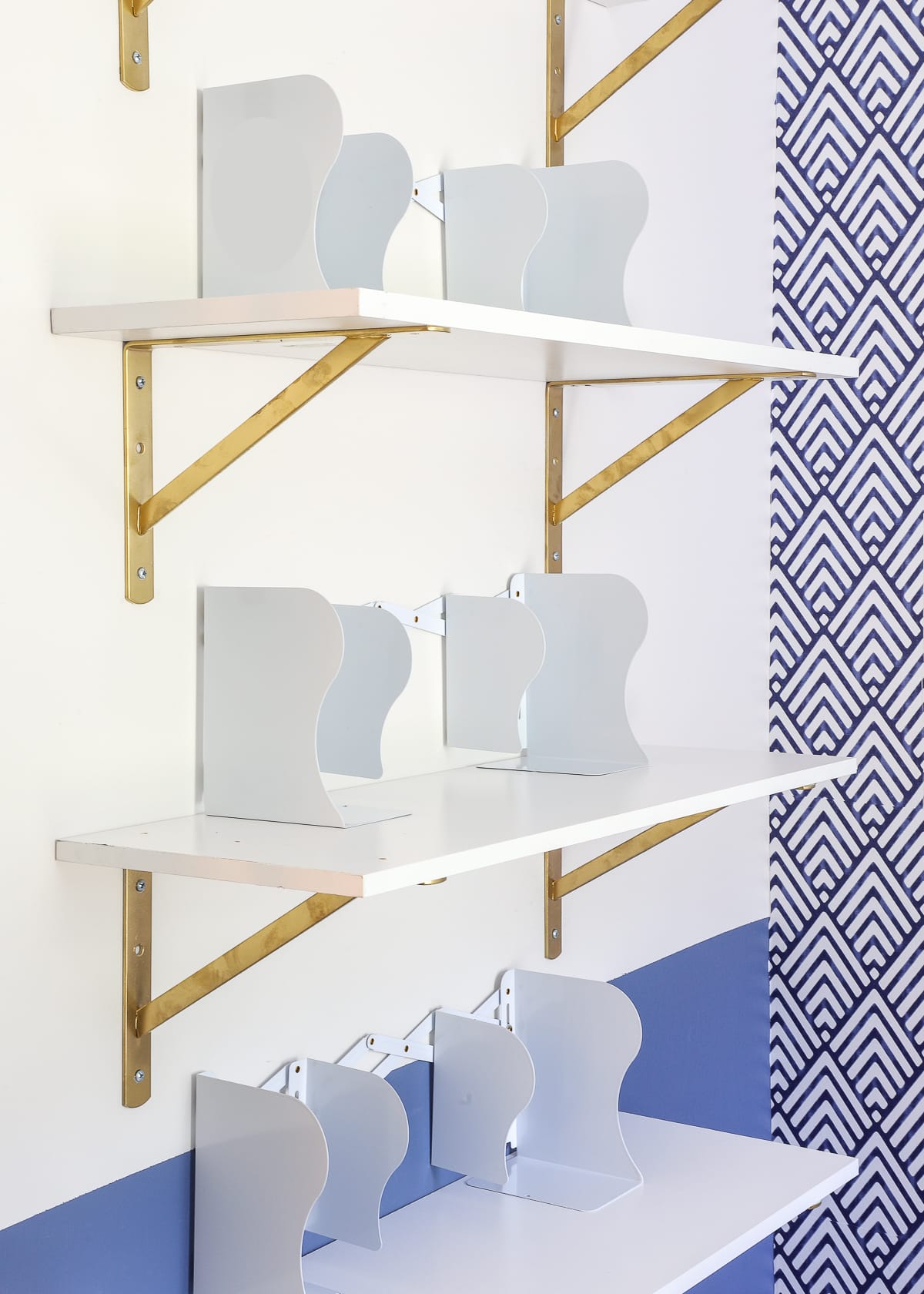 How to Install a Floating Bookcase (To Save On Floor Space!)