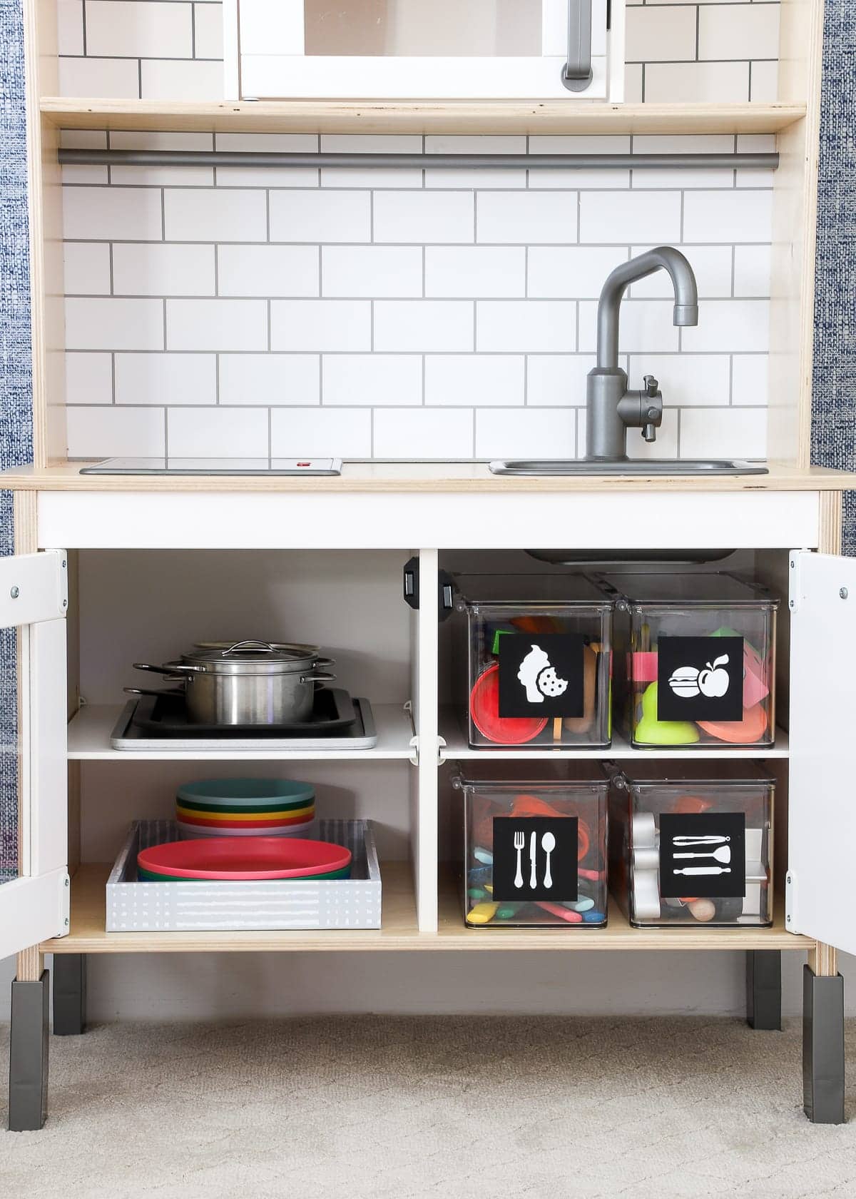 How to Organize Play Food - The Homes I Have Made