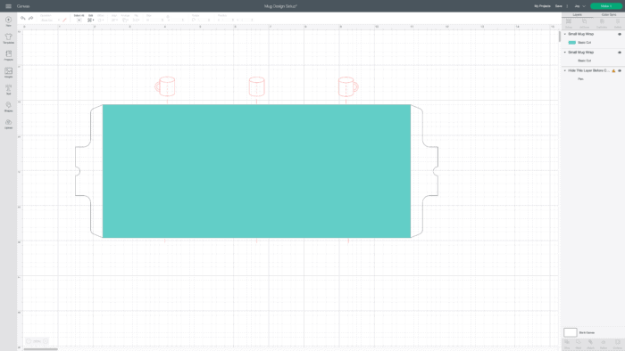 DIY Split Monogram Mugs with Cricut Mug Press