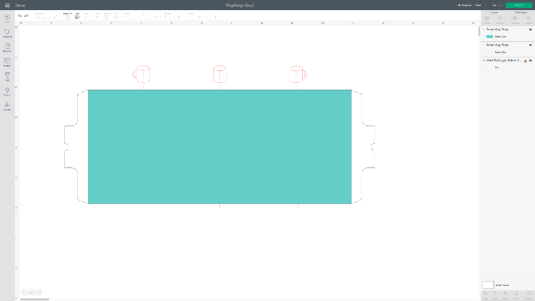 DIY Split Monogram Mugs with Cricut Mug Press