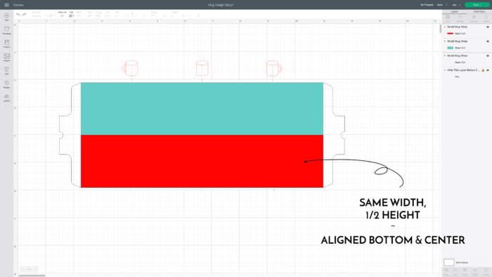 DIY Split Monogram Mugs with Cricut Mug Press