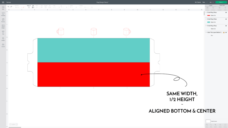 DIY Split Monogram Mugs with Cricut Mug Press