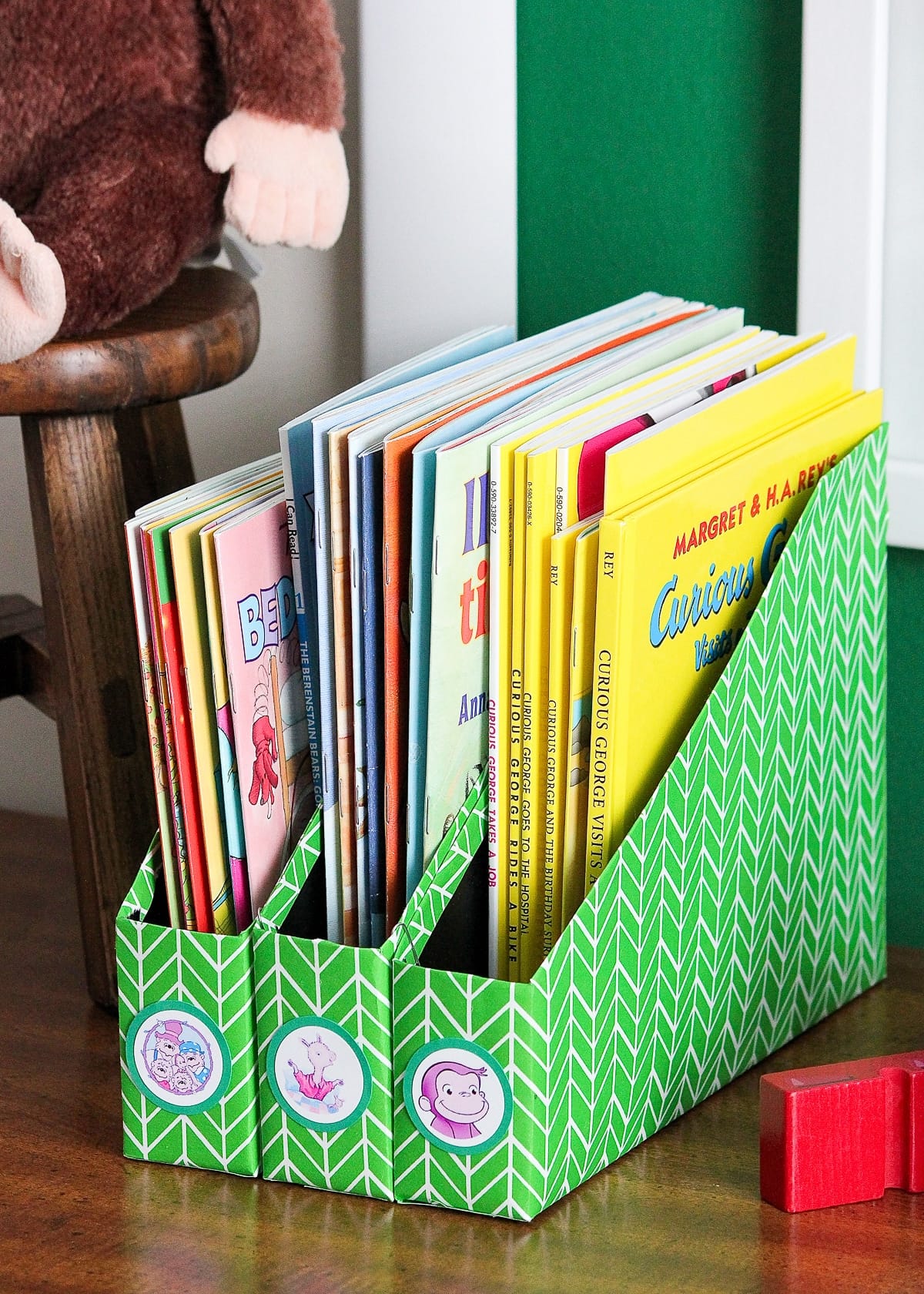 DIY Book Organizers From Cereal Boxes - The Homes I Have Made