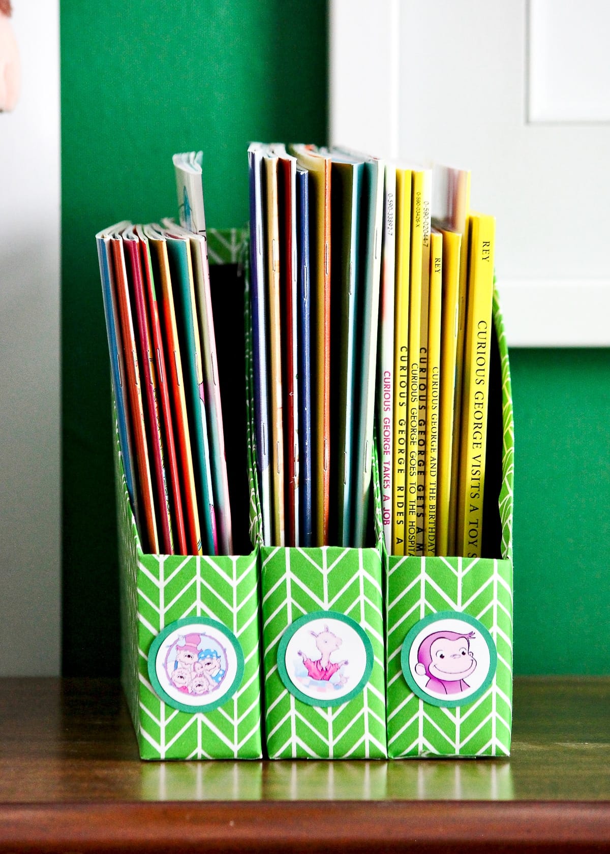 DIY Book Organizers From Cereal Boxes - The Homes I Have Made
