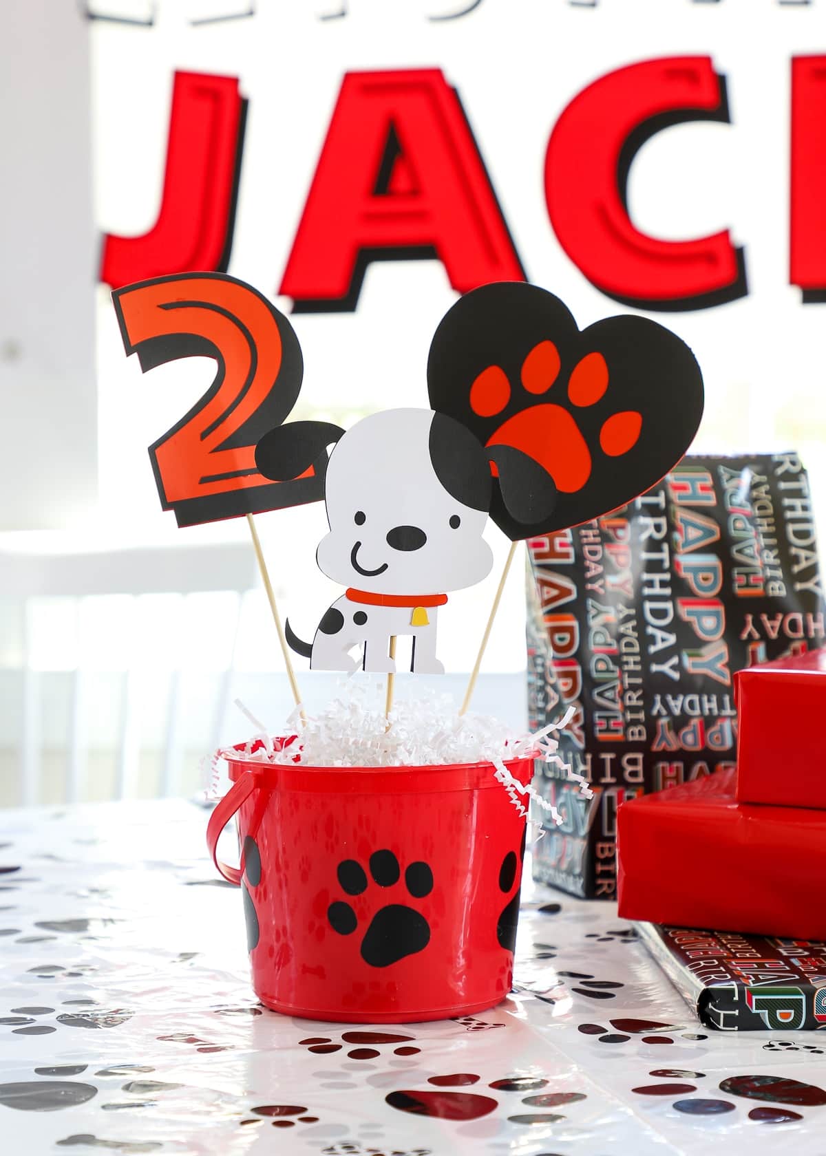 An Adorable Puppy Dog Themed Birthday Party - The Homes I Have Made