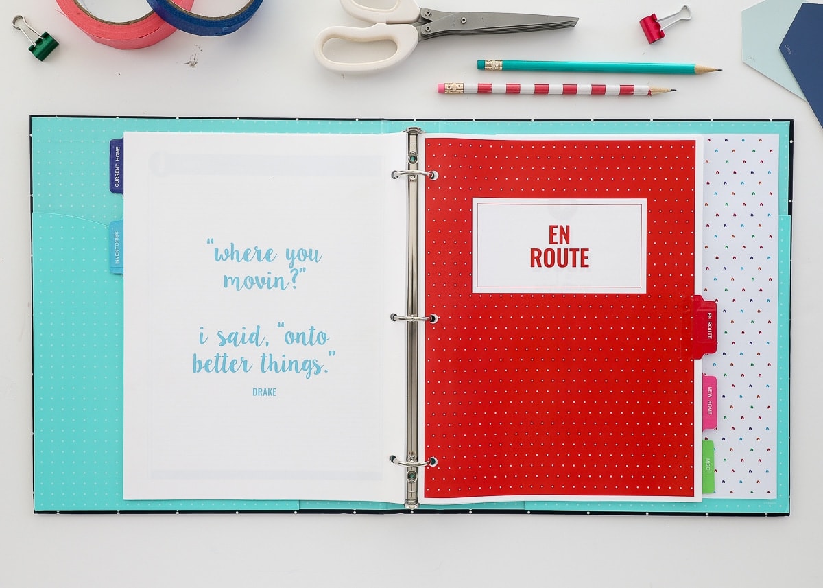 The Complete "Smooth Move" Printable Moving Binder System - The Homes I ...