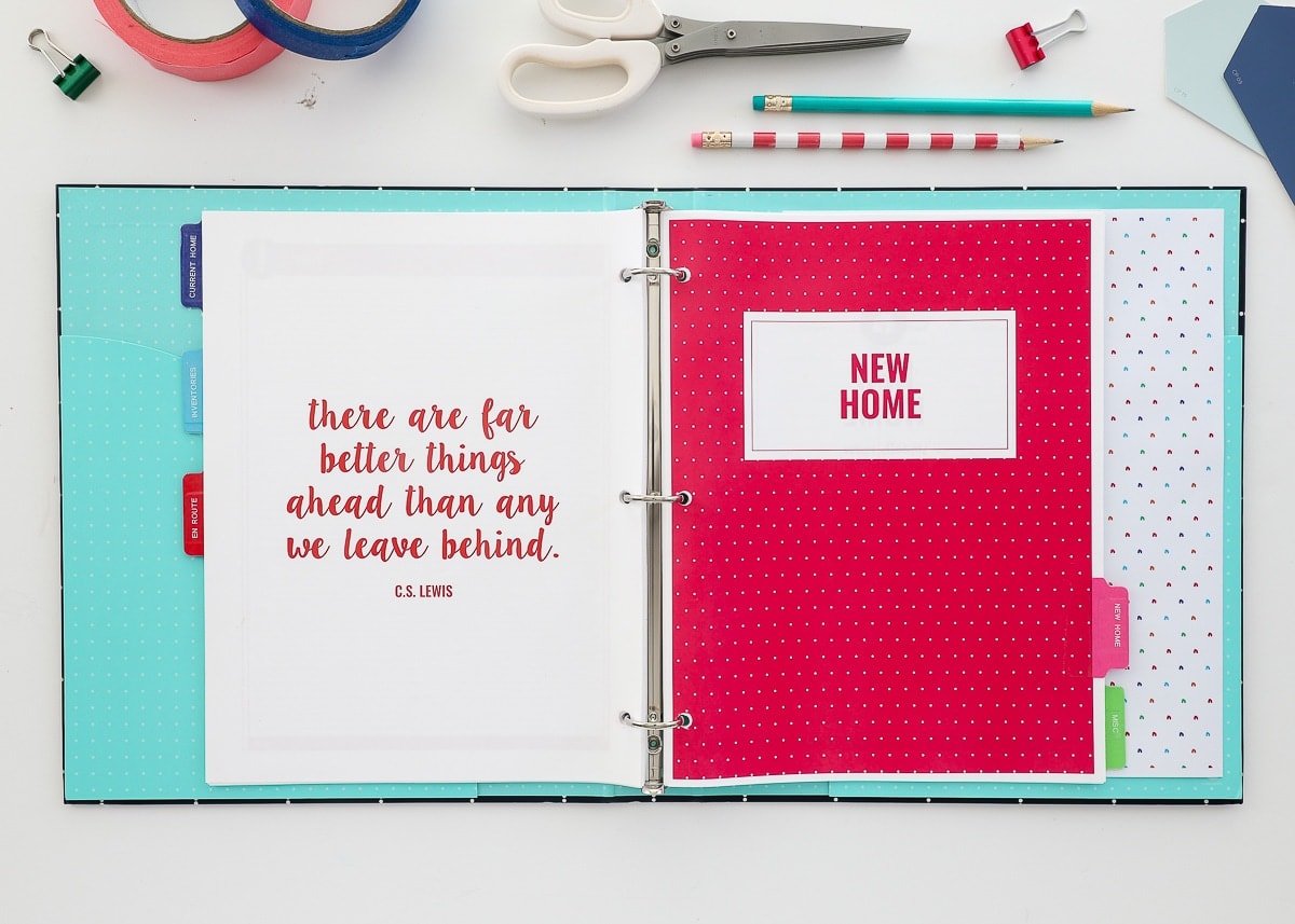 The Complete "Smooth Move" Printable Moving Binder System - The Homes I ...