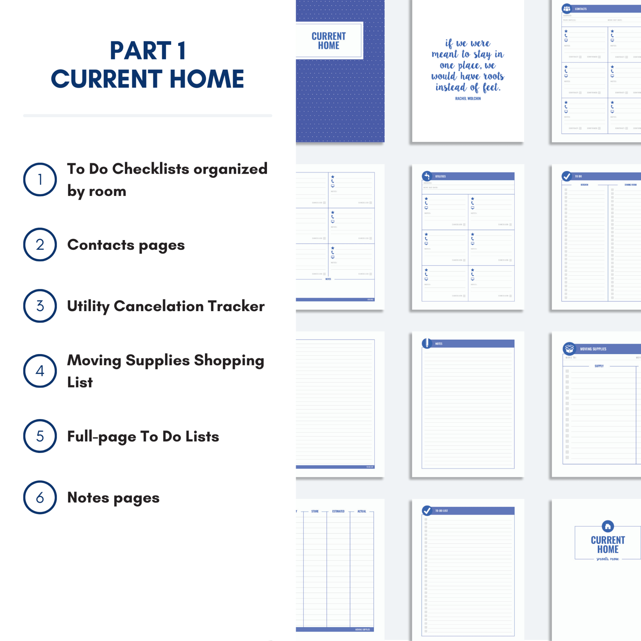 The Complete "Smooth Move" Printable Moving Binder System - The Homes I ...