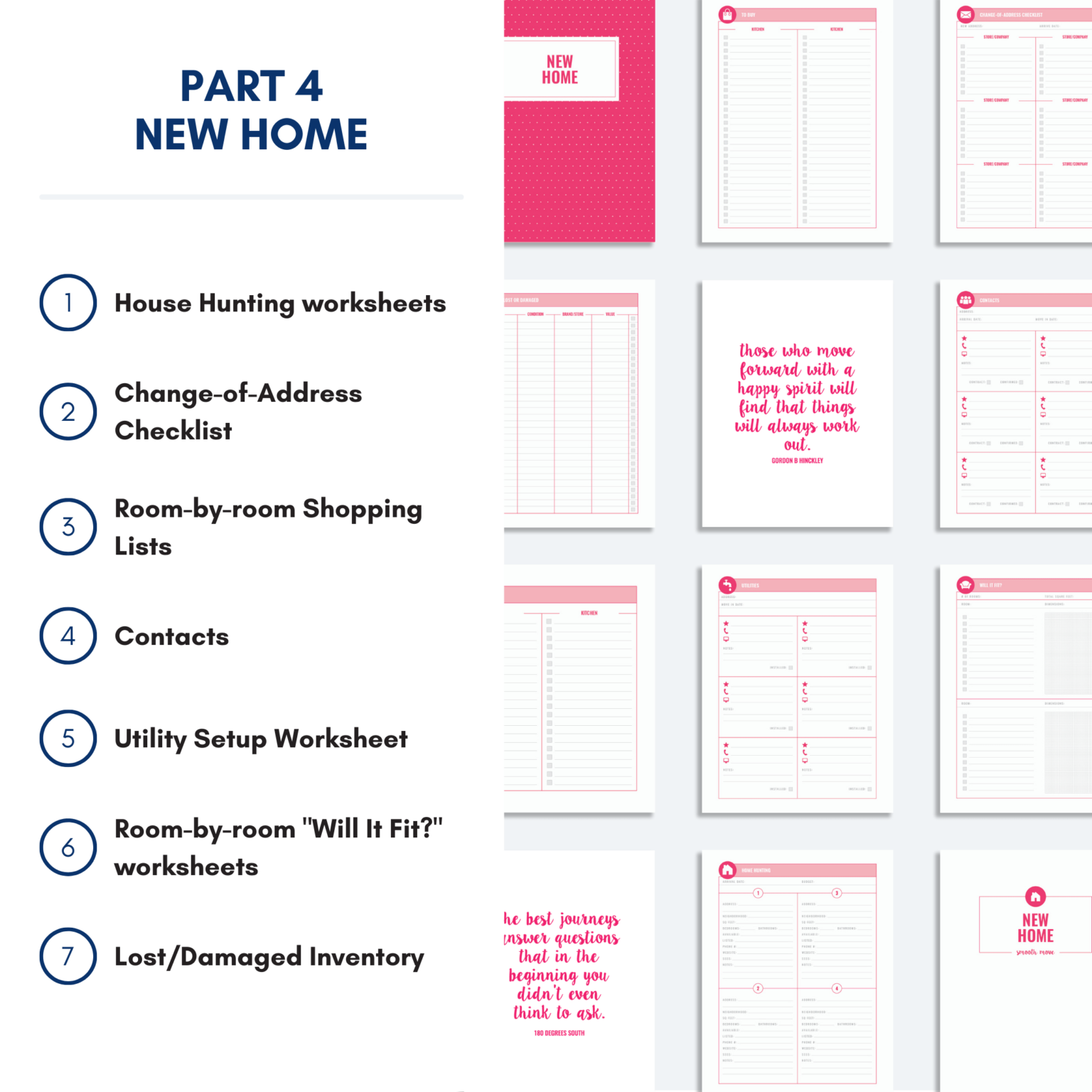 The Complete "Smooth Move" Printable Moving Binder System - The Homes I ...