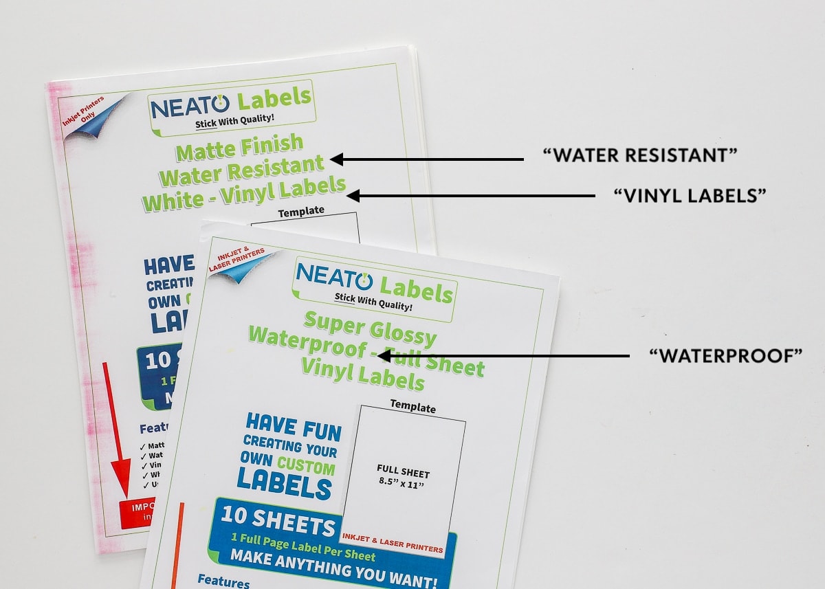 The Best Waterproof Sticker Papers for Making Labels & Decals