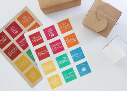 Printable Thanksgiving Leftovers Labels & Stickers