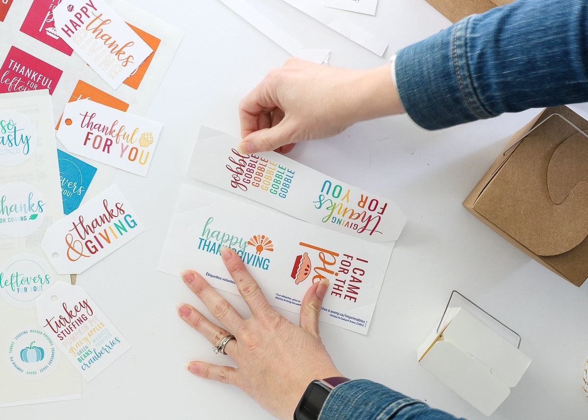 Printable Thanksgiving Leftovers Labels & Stickers