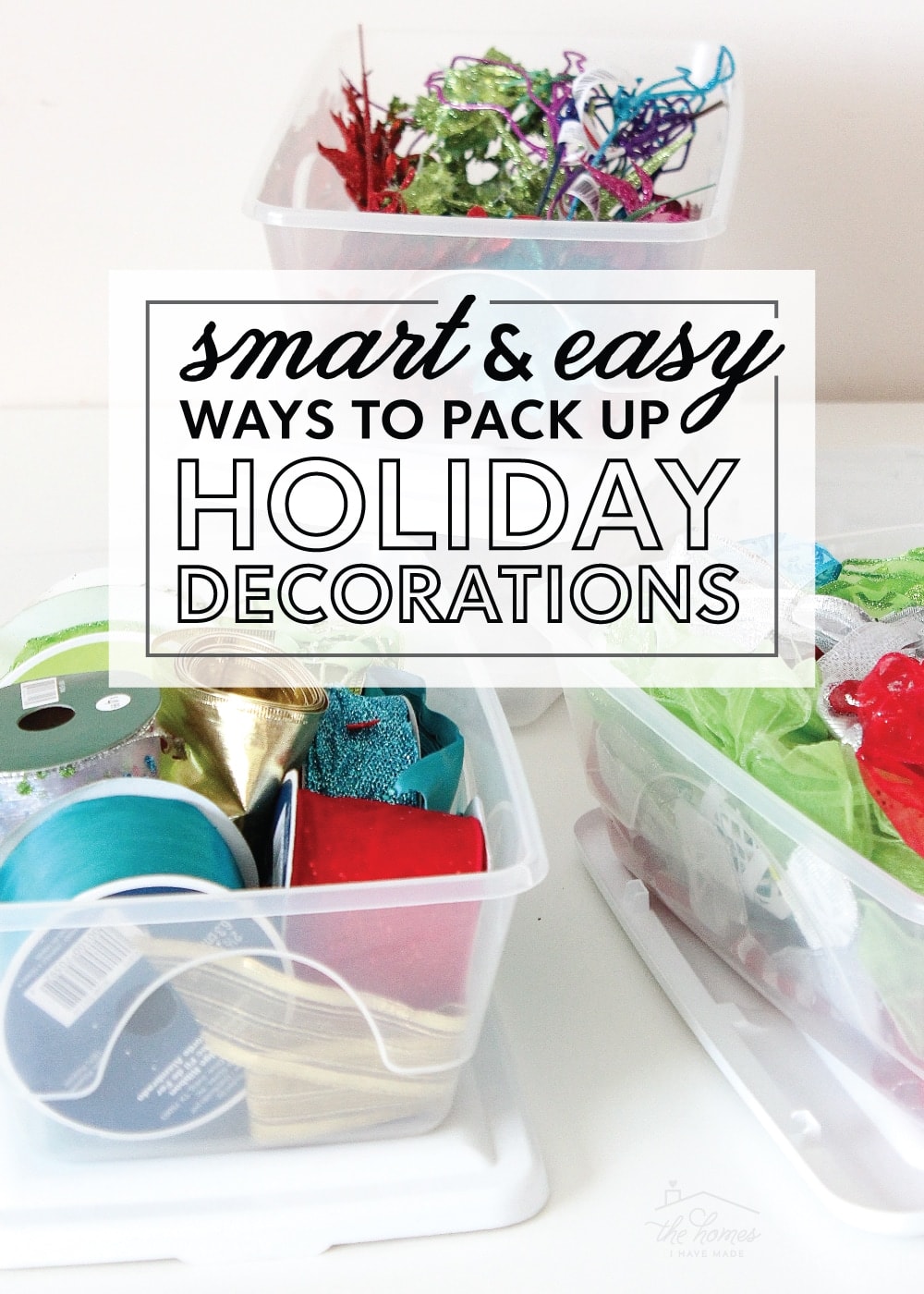 Packing Up Christmas Decorations | Practical & Inexpensive Solutions ...