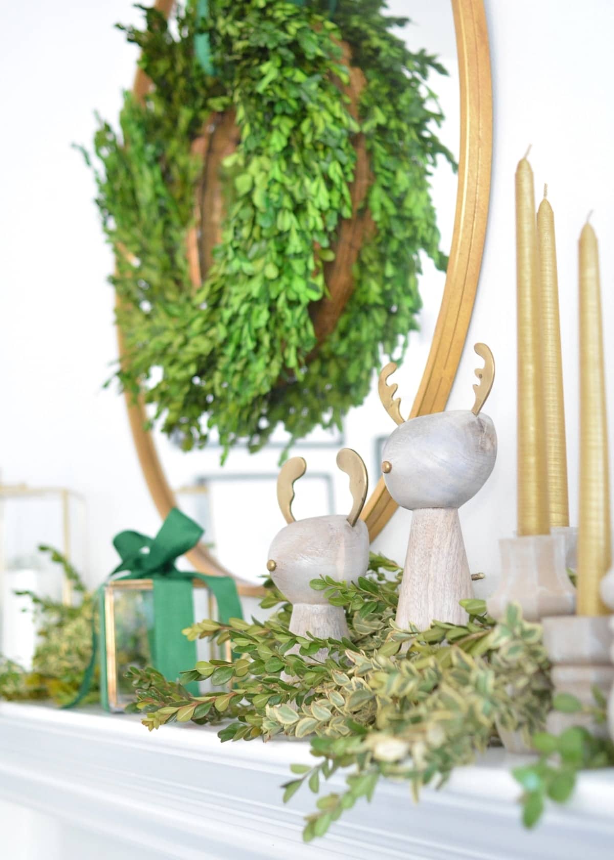 Ideas for Using Green In Your Christmas Decor - The Homes I Have Made