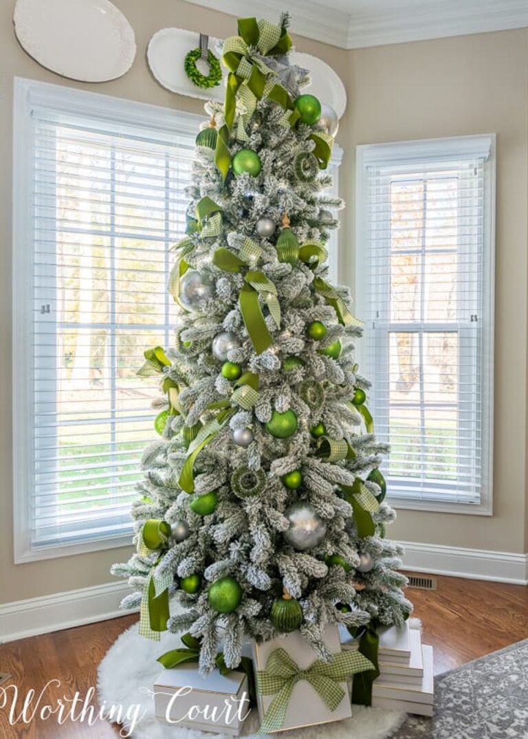 Ideas for Using Green In Your Christmas Decor - The Homes I Have Made