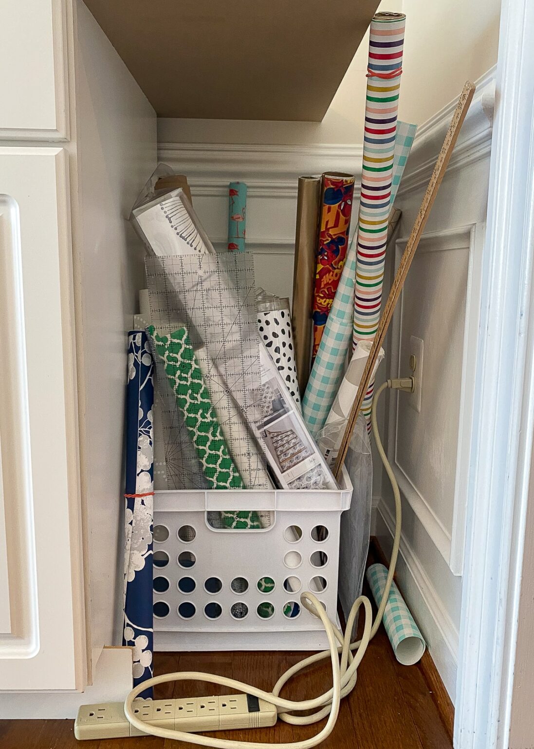 How to Store Wrapping Paper (& All Your Gift Wrap Supplies!)
