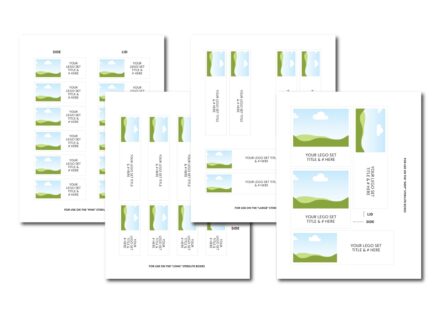 Templates to Make Your Own LEGO Labels - The Homes I Have Made