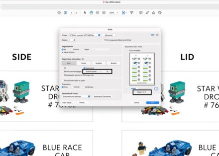 Templates to Make Your Own LEGO Labels - The Homes I Have Made