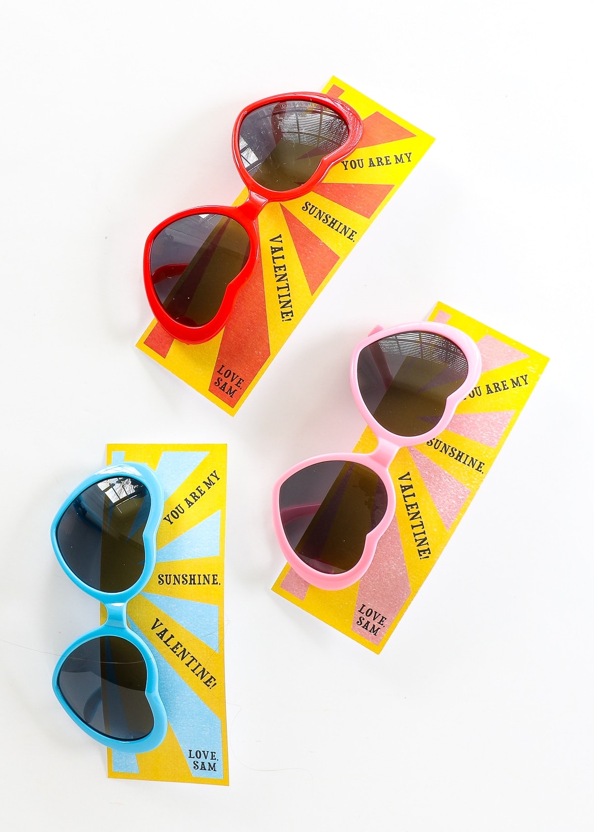 You Are My Sunshine Valentine Printable Sunglass Valentines Free