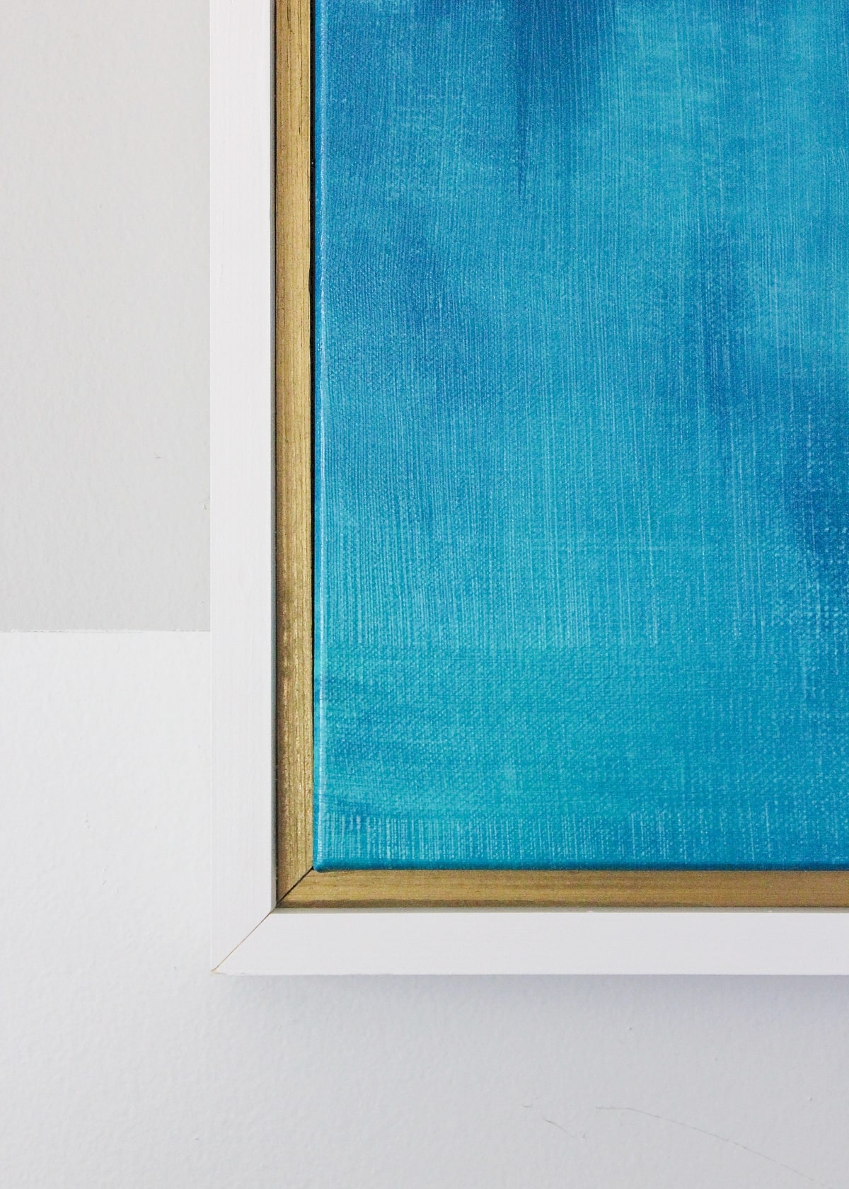 Easy DIY Canvas Art Frame - The Homes I Have Made