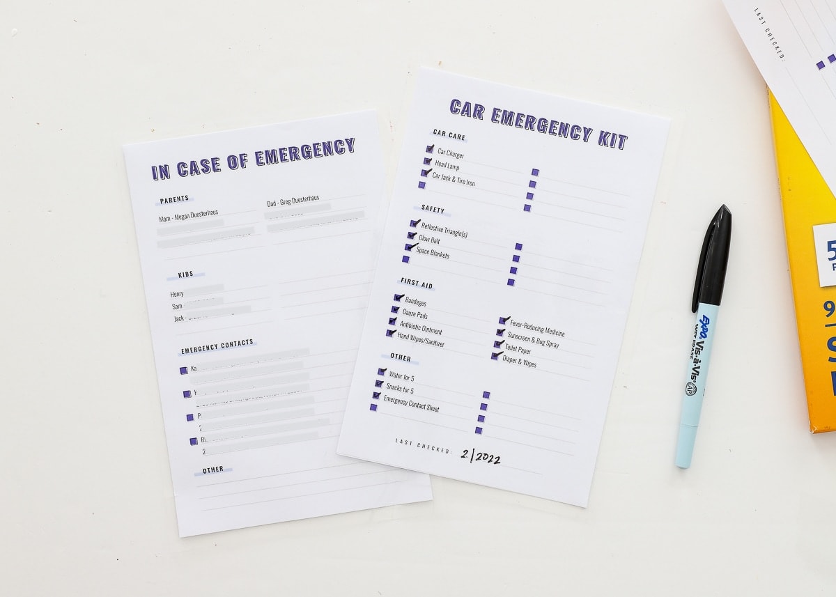 How to Assemble a Car Emergency Kit (with Printable Checklist)