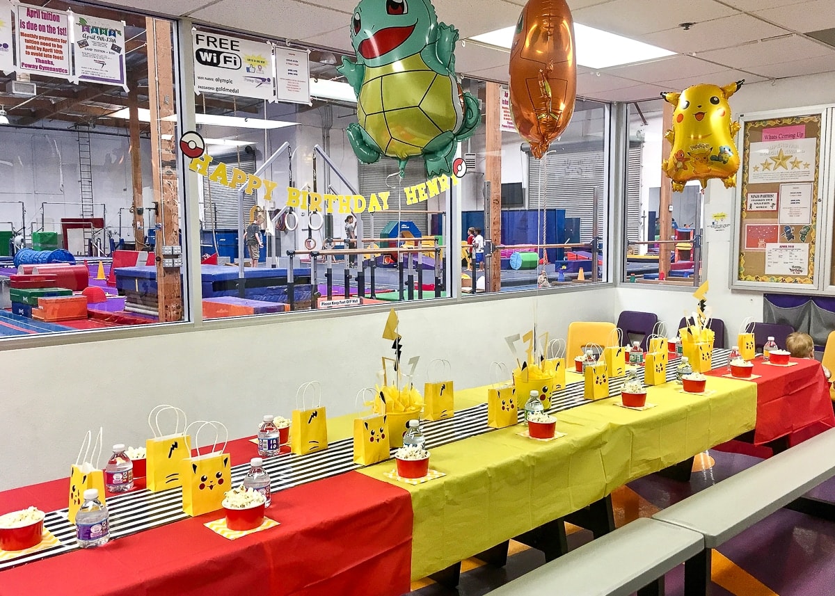 Easy DIY Pokémon Birthday Party Ideas - The Homes I Have Made