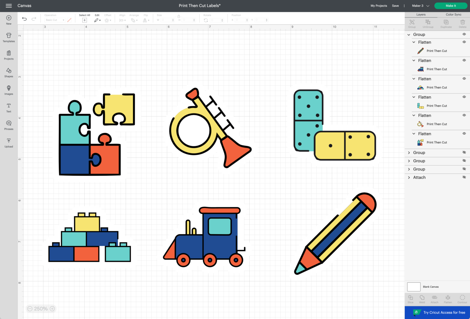 A Guide To Making Labels with Cricut Print Then Cut - The Homes I Have Made