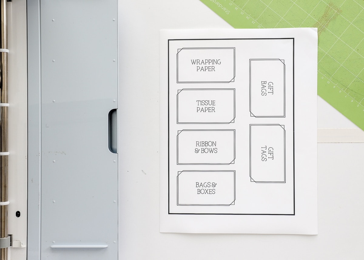 A Guide To Making Labels with Cricut Print Then Cut - The Homes I Have Made