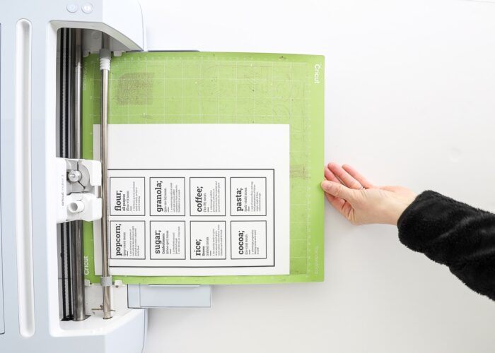 A Guide To Making Labels with Cricut Print Then Cut - The Homes I Have Made