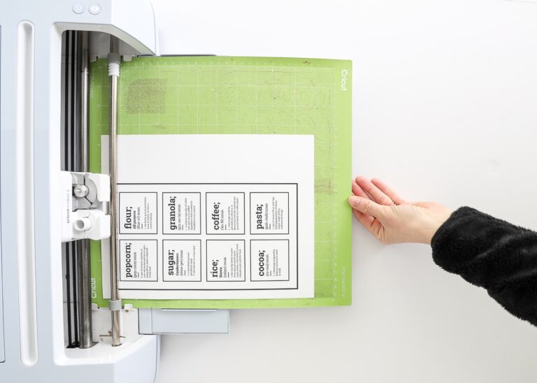 A Guide To Making Labels with Cricut Print Then Cut - The Homes I Have Made