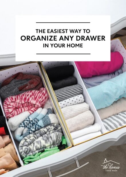 The Easiest Way to Organize Any Drawer In Your Home - The Homes I Have Made