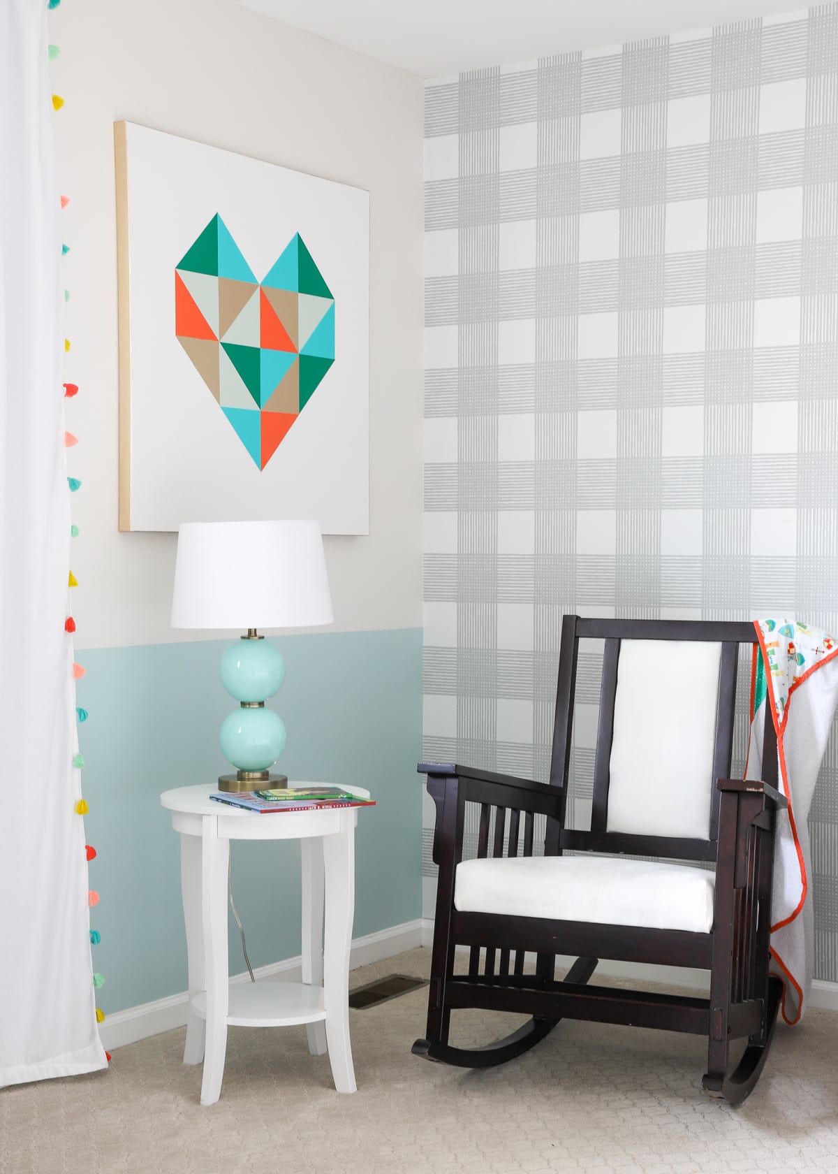 DIY Heart Artwork (Made with Vinyl on Canvas) - The Homes I Have Made