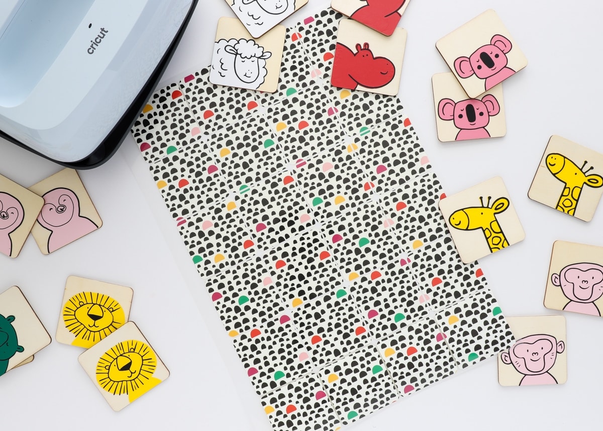 DIY Memory Game with a Cricut - The Homes I Have Made