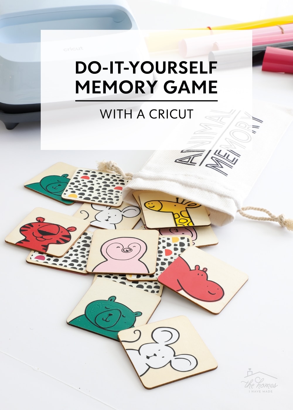 DIY Memory Game with a Cricut - The Homes I Have Made