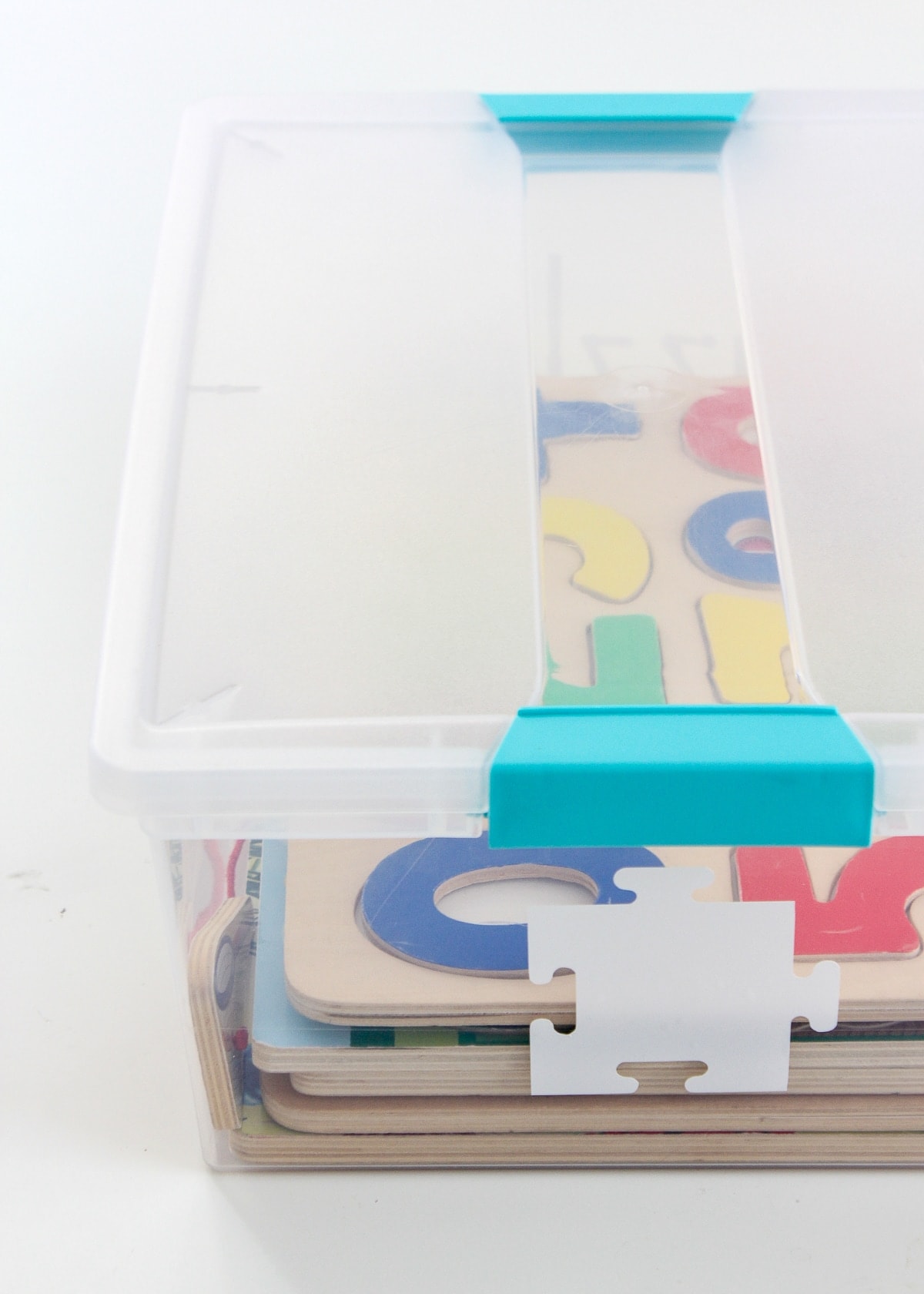 Easy (& Affordable) Ideas for Storing Wooden Kid Puzzles - The Homes I ...
