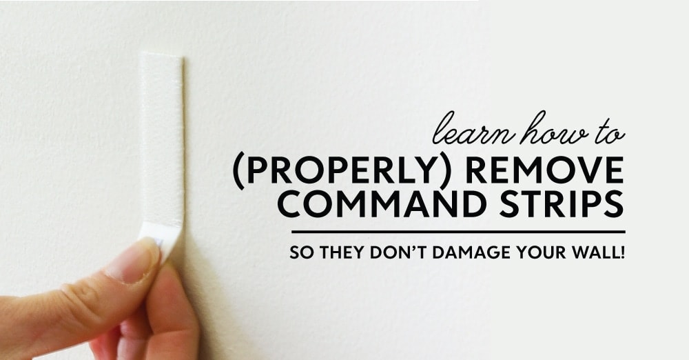 How To Remove Command Strips Without Damaging Your Walls The Homes