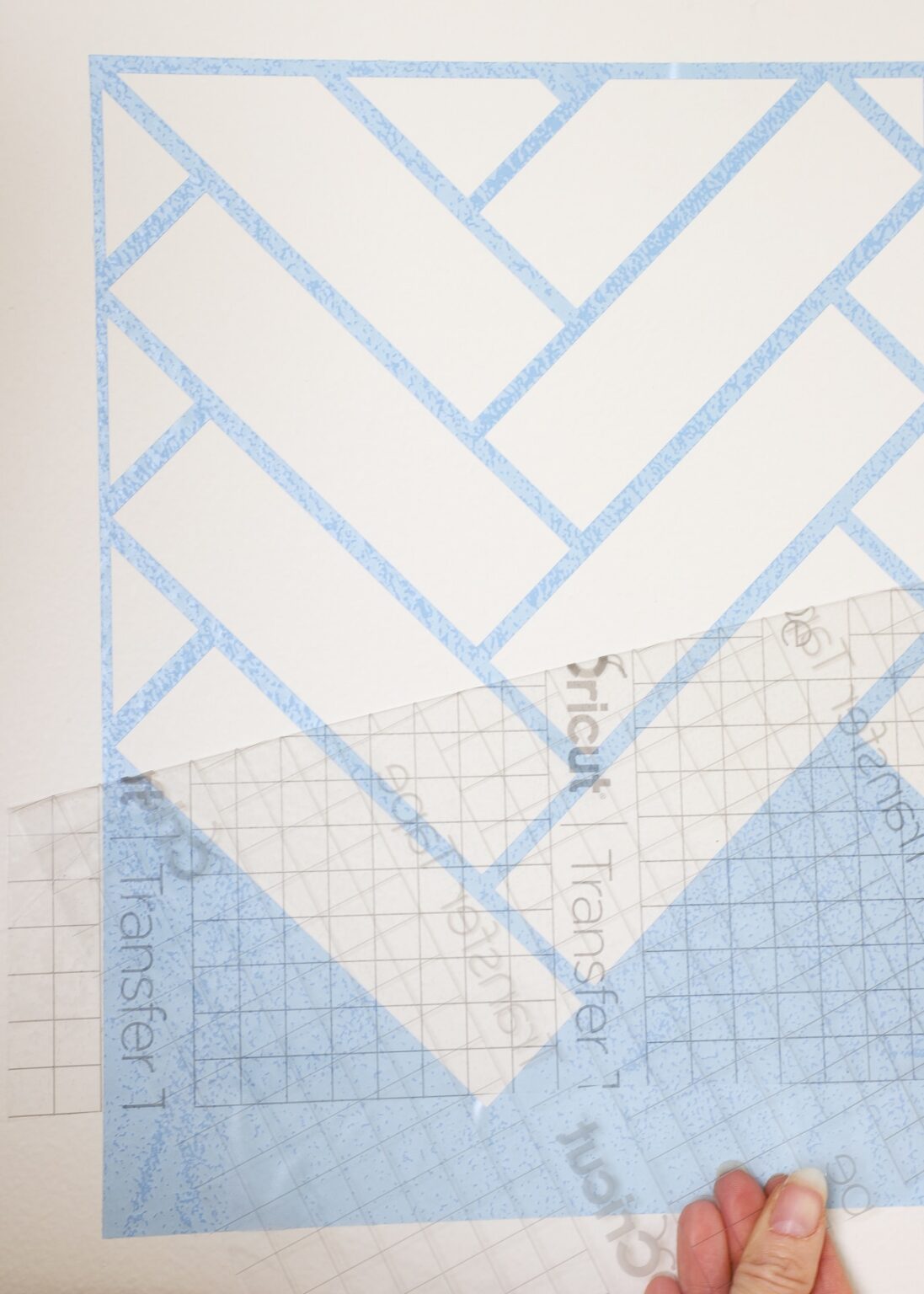 Stenciling a Wall Using Cricut's Smart Stencil - The Homes I Have Made