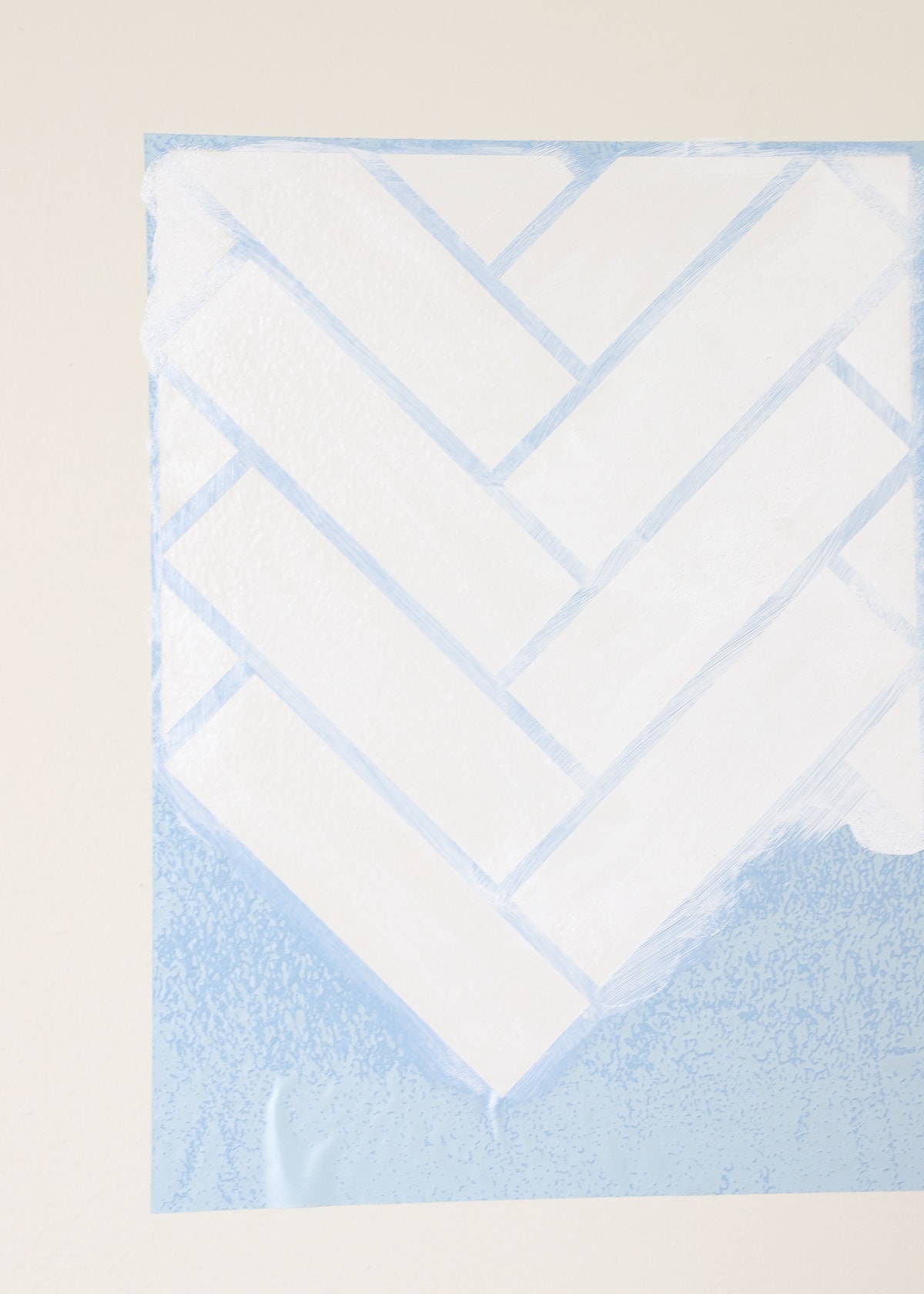 Stenciling a Wall Using Cricut's Smart Stencil - The Homes I Have Made