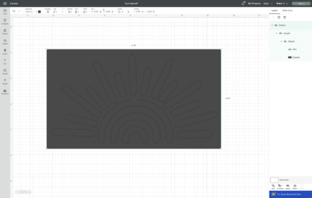 Stenciling a Wall Using Cricut's Smart Stencil - The Homes I Have Made